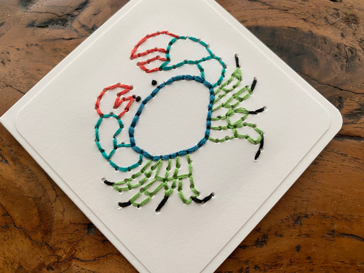Mini Crab Card | The Cole Card Company