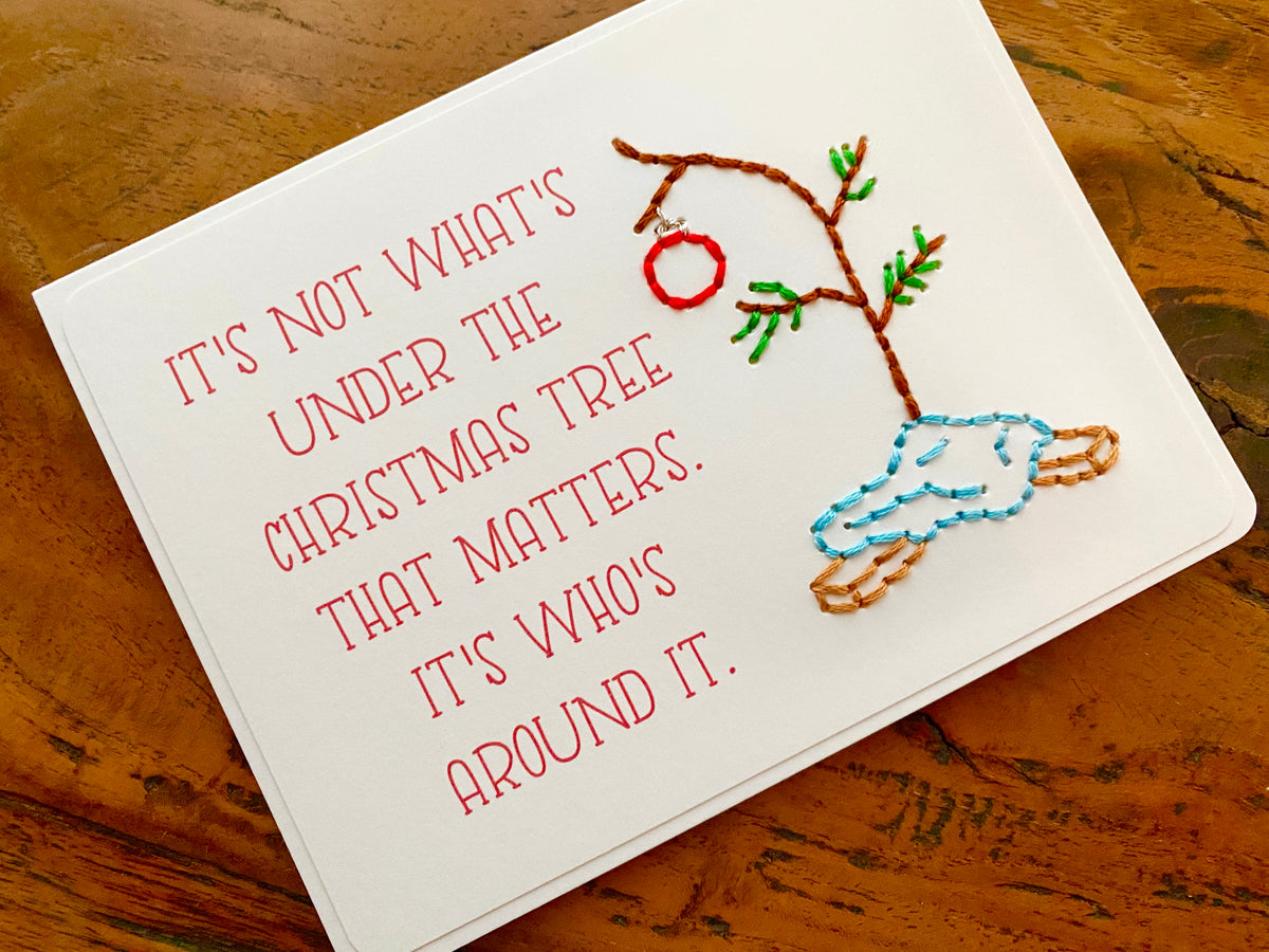 Charlie Brown Christmas Tree Card | The Cole Card Company