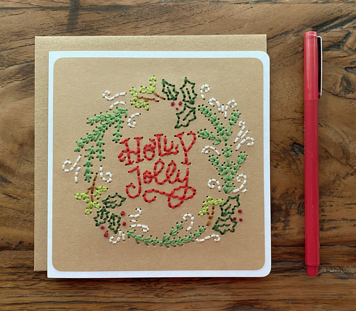 Holly Jolly Christmas Card | The Cole Card Company