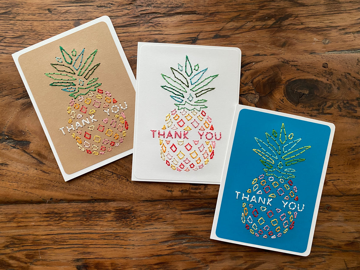 Pineapple Thank You Card | The Cole Card Company