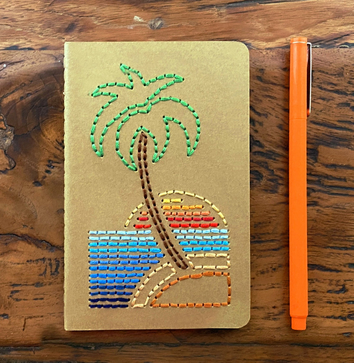 Palm Tree Sunset Small Notebook | The Cole Card Company
