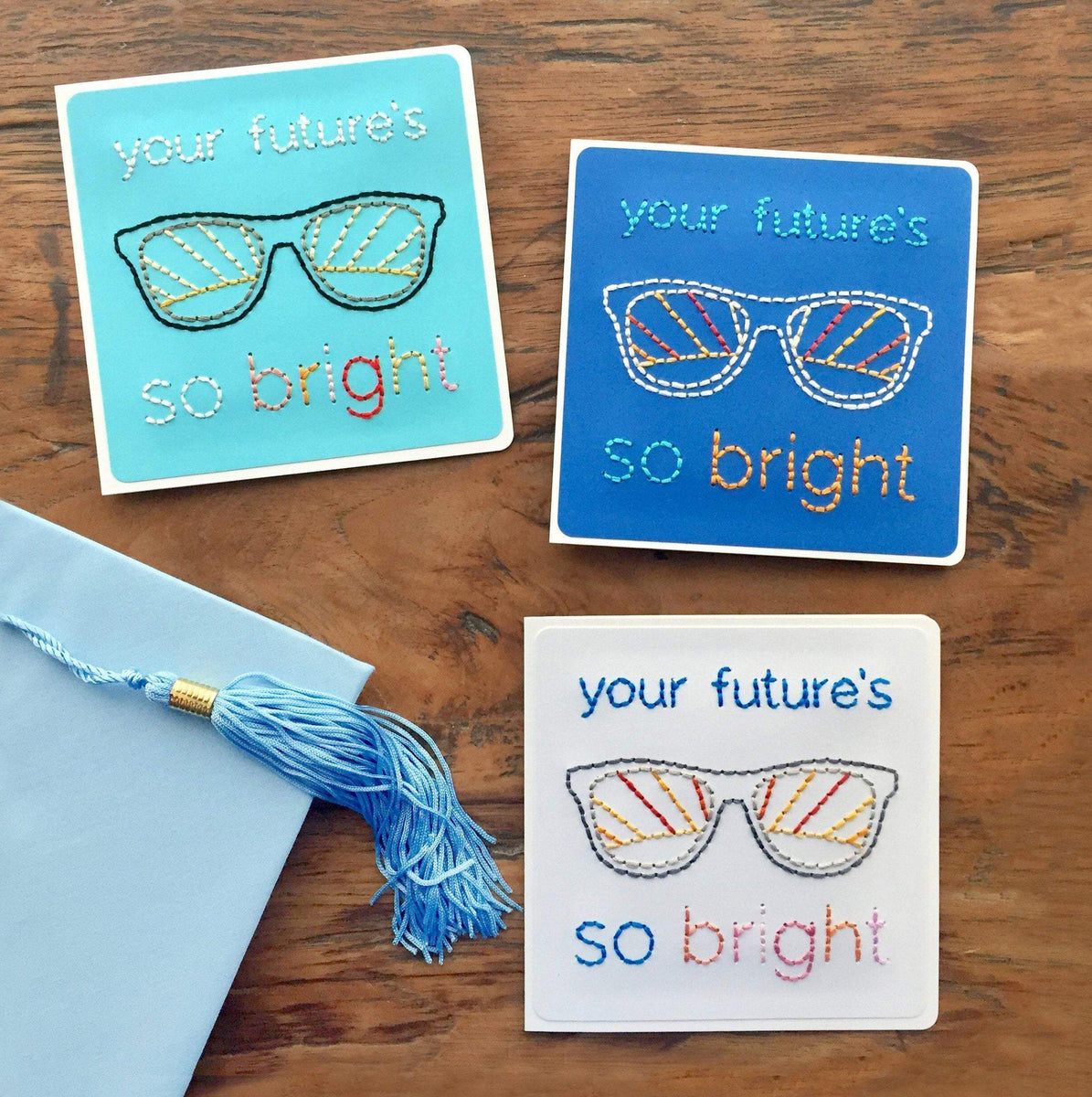 Graduation Hand Sewn Card – The Cole Card Company